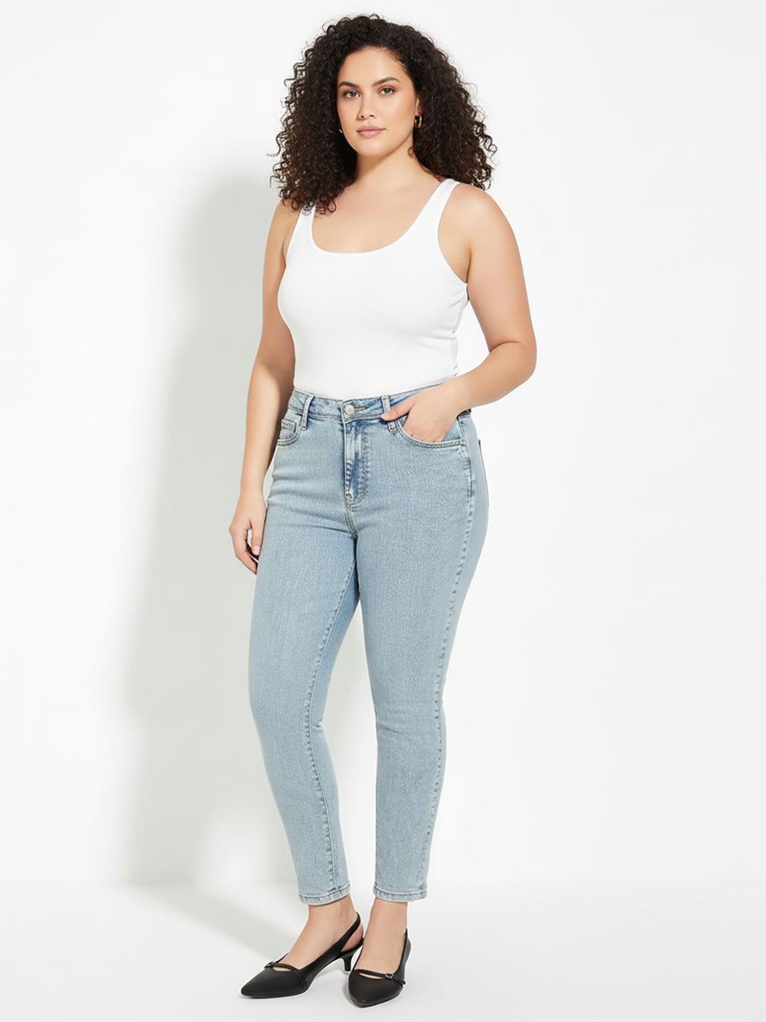 Buy Kraus Kurve Women High-Rise Skinny Jeans | Kraus Jeans