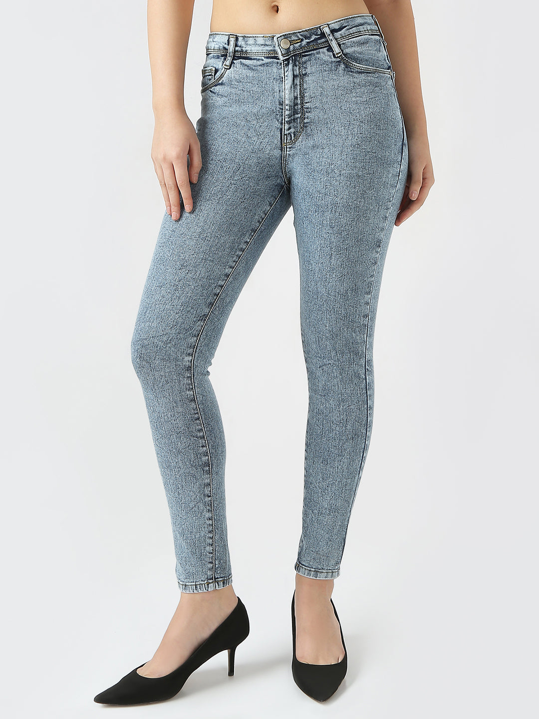 Buy Women High Rise Skinny Fit Jeans | Kraus Jeans