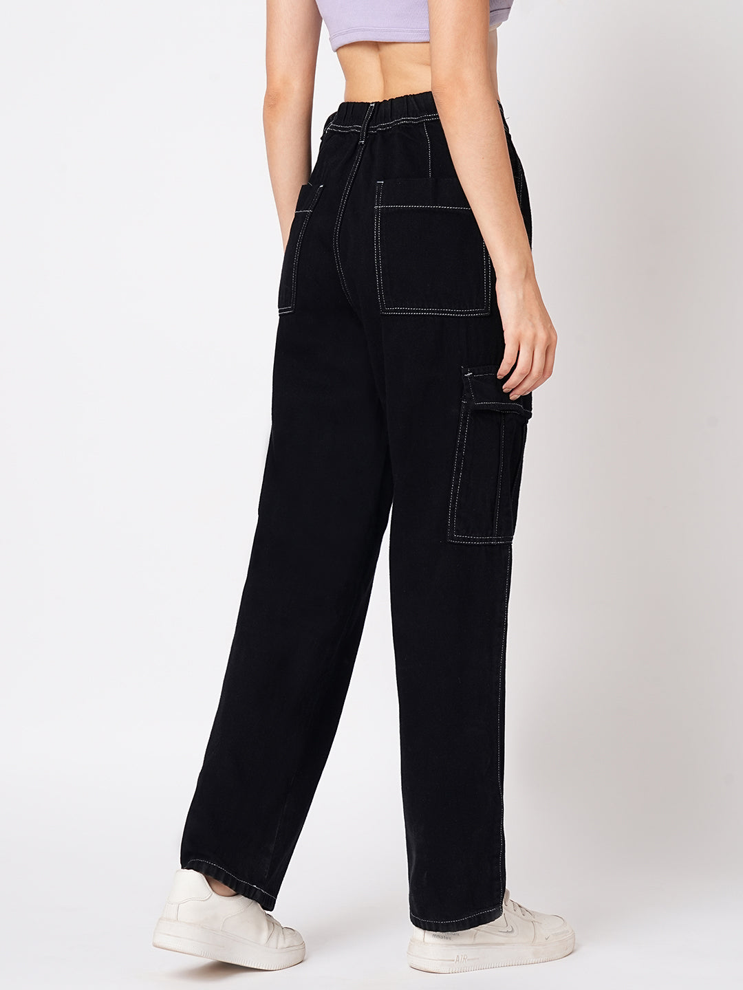 Buy Women High-Rise Cargo | Kraus Jeans